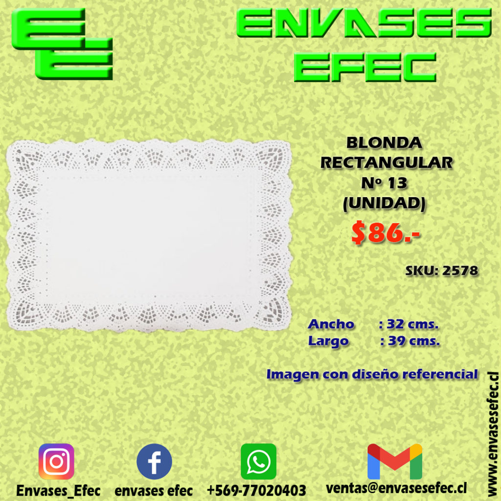 Blondas archivos - Envases EFEC